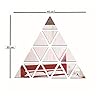 Sehaz Artworks 'Pyramids' Wall Decal (Acrylic, 25.4 cm x 20.3 cm ...
