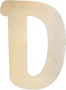 Amazon.com: Wooden Letters D Large Wooden Letters 12 Inch Unfinished ...