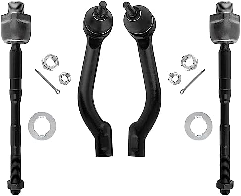 Amazon.com: BOXI 4pcs Front Inner Outer Tie Rod End Links Fit for ...