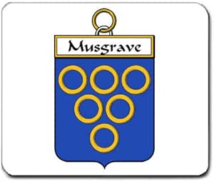 Amazon.com: Musgrave Family Crest Coat of Arms Mouse Pad : Office Products