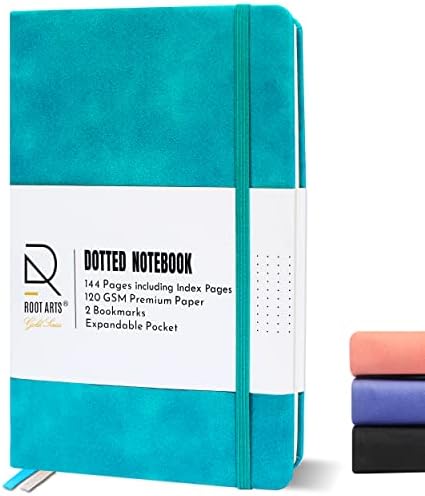 Root Arts Bullet Dotted Journal A5 Blue with Premium 120 GSM Paper (144 ...
