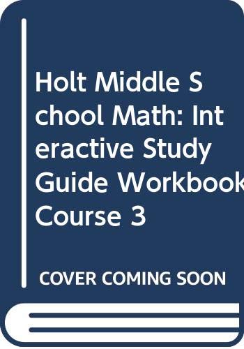 Amazon.co.jp: Holt Middle School Math: Interactive Study Guide Workbook ...