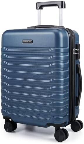 Amazon.com | LIGHT FLIGHT Expandable Carry On Luggage 22x14x9 Airline ...