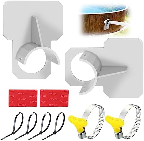 2Pcs Swimming Pool Pipe Holders, Above Ground Pool Accessories with ...