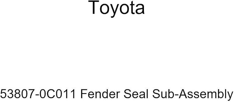 Genuine Toyota 53807-0C011 Fender Seal Sub-Assembly, Body - Amazon Canada