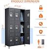 Amazon.com: SUXXAN Employee Locker with 9 Doors&27 Hooks, 9 Doors Metal ...