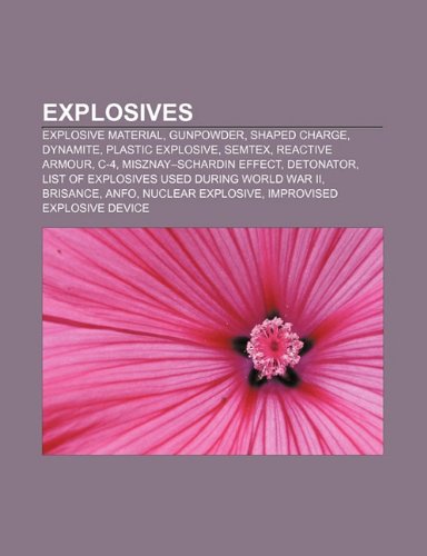 Amazon | Explosives: Explosive material, Gunpowder, Shaped charge ...