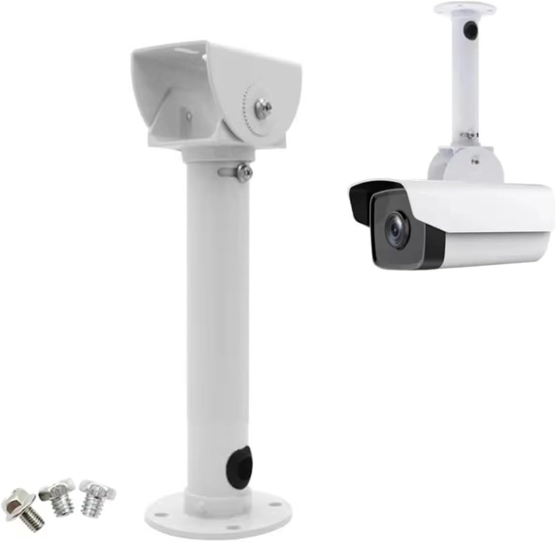 Amazon.com : PCUORLEORS Surveillance Security Camera Mount Bracket, Adjustable Universal Camera ...