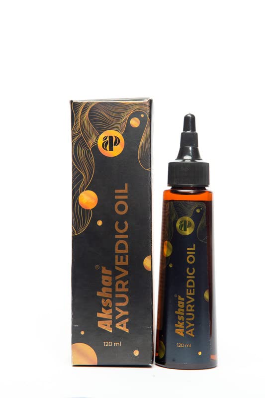 Akshar Ayurvedic oil with Ashwagandha, Bhringraj, Brahmi, Amla for ...