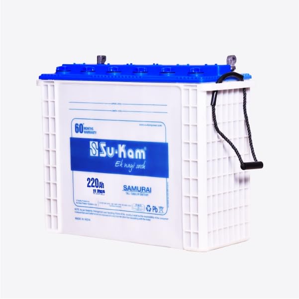 Sukam SAMURAI TALL TUBULAR BATTERY/220AH : Amazon.in: Home & Kitchen