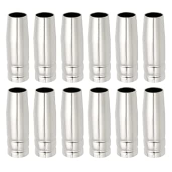 SING F LTD 12Pcs MB15 MIG 12MM Welding Nozzle Shroud Torch Tip Cover ...
