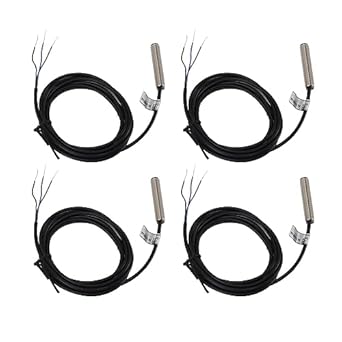 Pack of 4 Inductive Proximity Switches with Accessories DC6-36V 100mA ...