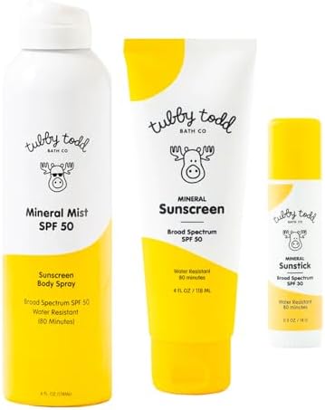 Amazon.com: Tubby Todd Face and Body Mineral Protection Sunscreen Kit ...