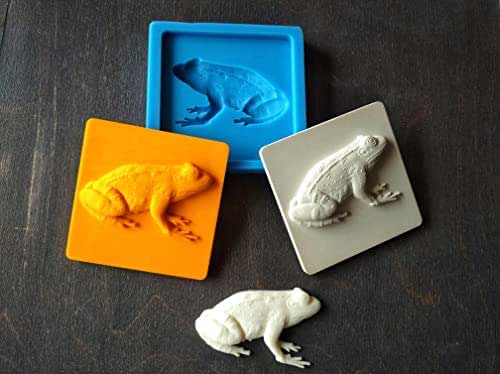 Amazon.com: Frog 3d tile mold, Silicone mould, toad applique, concrete ...