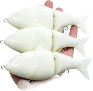 Amazon.com : HUFFA 13cm 52g Unpainted Glide Bait Lure Hard Blank ...