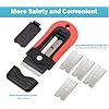 Gomake Razor Blade Scraper Tool with Blade Storage Container, Glass ...