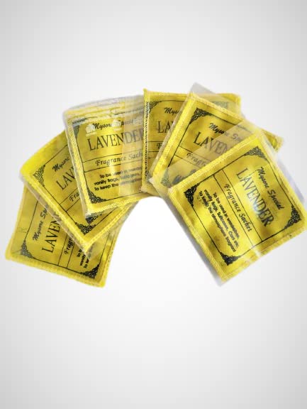 Mysore Lavender Fragrance Sachet - 6 nos | Lavendar sachets for Your ...