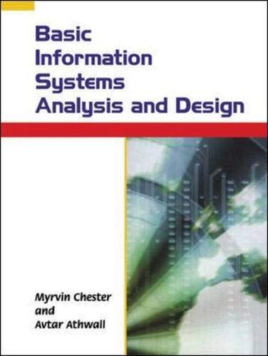 Basic Information Systems Analysis and Design: 9780077097844: Amazon ...