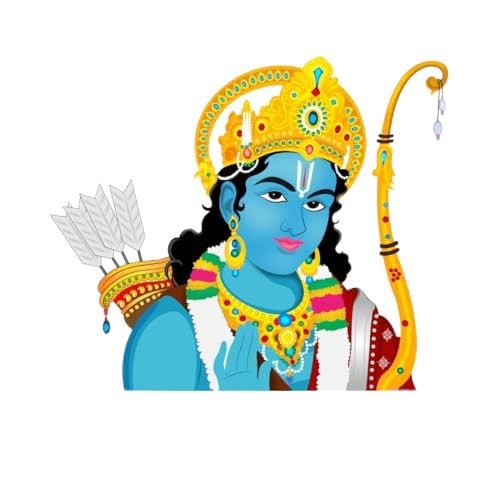 Decor Kraft Shree Ram Wall Sticker & Decal Vinyl Sticker 50 cm x 48 cm ...