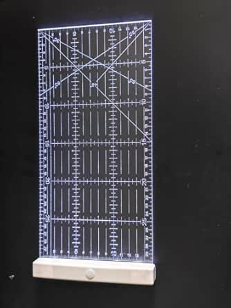 Amazon.com: HONEYSEW Fabrics Glow Sewing Ruler,Quilting Ruler for Easy ...
