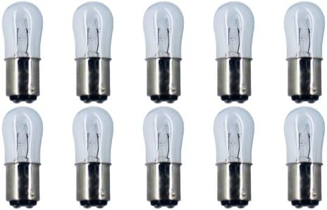 CEC Industries #6S6 DC 120V Bulbs, 120 V, 6 W, BA15d Base, S-6 shape ...