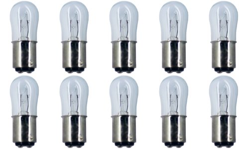 CEC Industries #6S6 DC 120V Bulbs, 120 V, 6 W, BA15d Base, S-6 shape ...