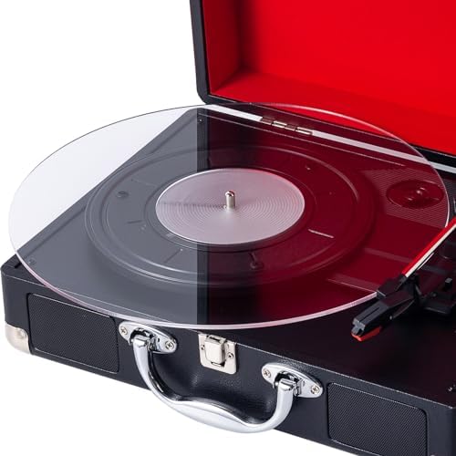 Amazon.com: Acrylic Turntable Mat, 12" Slip Mat for Vinyl Record Player ...