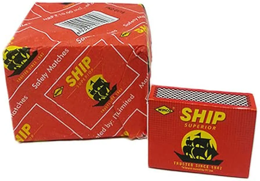 Ship Matchbox Each Box - 30 Stick 1 Packet - 10 Matchbox Sold For ...