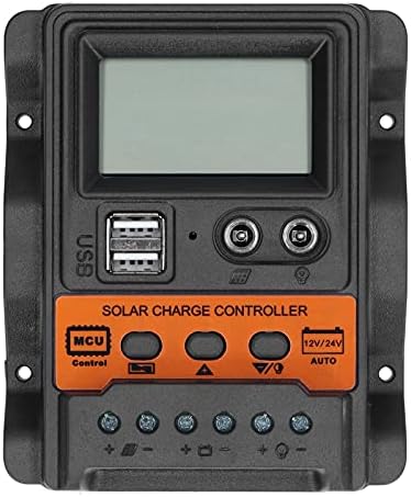 Jadeshay 30A Solar Charge Controller,12V/24V PWM Solar Panel Charger ...