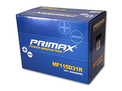 Amazon.co.jp: バッテリー MF115D31R 2年または4万km 製品補償 PRIMAX ~D31R 互換 65D31R ...