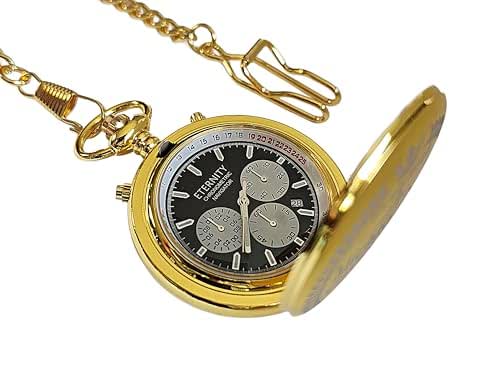 Amazon.com: Eternity Chronometric Navigator Men's pocket watch ...