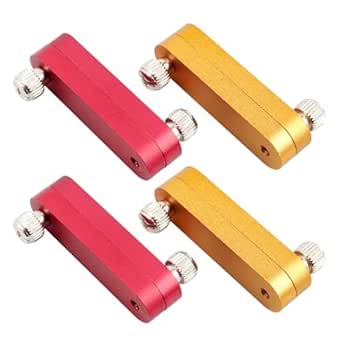 Bestgle 4 PCS Ruler Limit Blocks, Adjustable Accurate Thickness Ruler ...