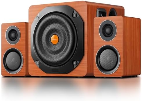 Amazon.com: Elimavi BT-15 2.1 Computer Speaker System with 4 inches ...