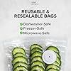 Amazon.com: Chef Preserve Reusable Vacuum Sealer Bags for Food – 60 BPA ...