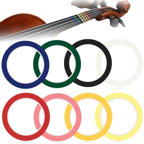 Amazon.com: 8 Rolls Violin Fingerboard Tapes Instrument Fingering Tape ...