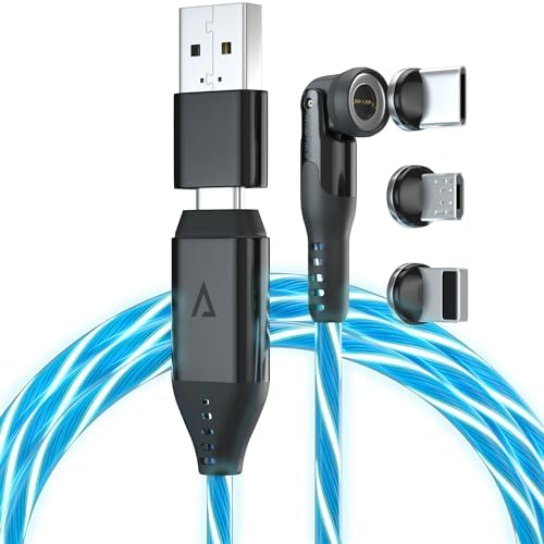 Amazon.com: Statik 360 Pro Magnetic Charging Cable - Type C Charger Fast Charging 3 in 1 USB C ...
