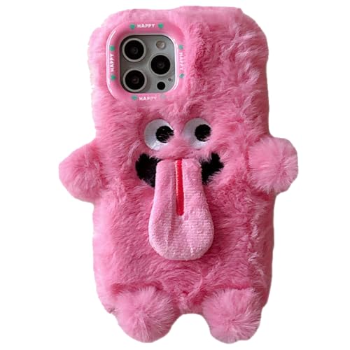 Amazon.com: liucocotos Funny Tongue Sticking Out Plush Mobile Phone ...