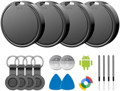 Air Tags for Android,Air Tags-4 Pack Android,Air Tracker Tags with 4 ...