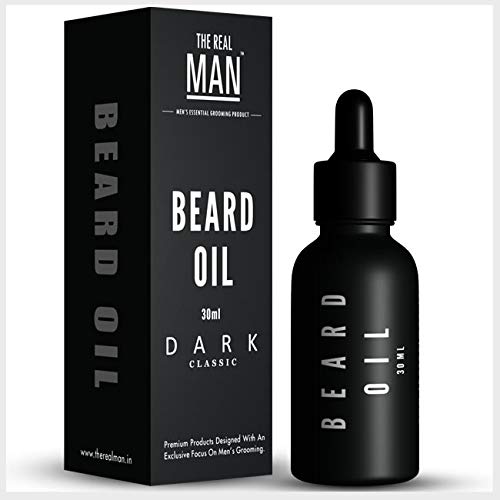 Amazon.com : Beard & Mustache Oil Dark Classic 30ml(1.01oz) for Hair ...