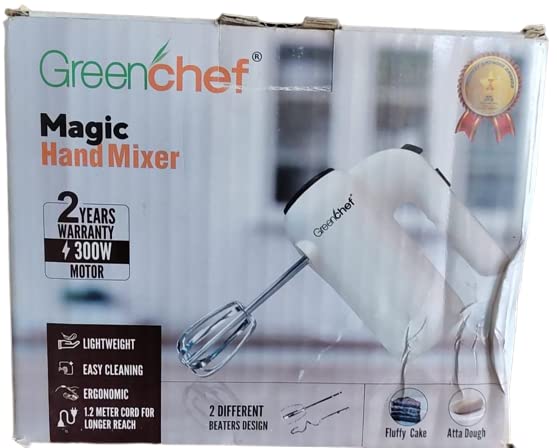 Buy Green Chef Magic 300 W Stainless Steel Blade Hand-Blender Hand ...