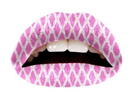 Lippen Tattoo Aufkleber Sticker dermatologisch getestet Netz : Amazon ...