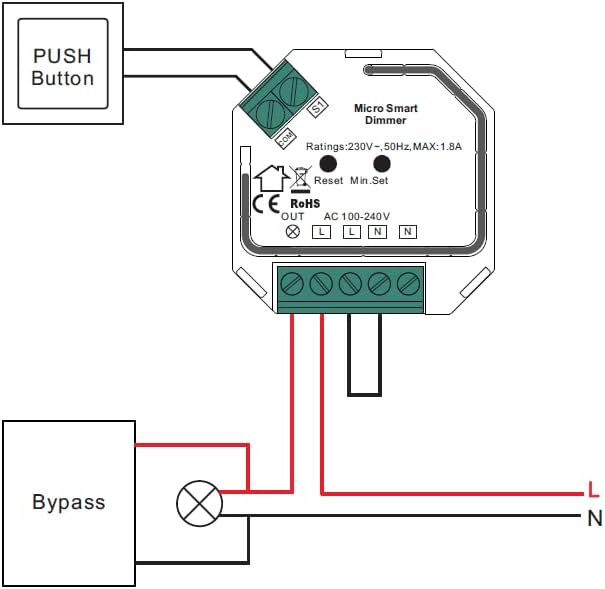 Samotech Bypass Capacitor for LED dimmers – BigaMart