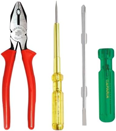 TAPARIA Insulated Lineman Combination Cutting Piler 210 MM / 8" (Silver / Orange) : Amazon.in ...