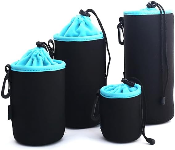 Lens Pouch,Waterproof Protective Lens Bag for SLR Camera Lens,with ...