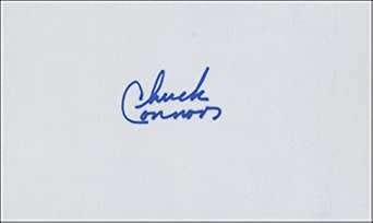 Chuck Connors - Signature at Amazon's Entertainment Collectibles Store
