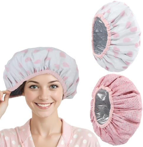 Amazon.com : JJUNW 2Pcs Heat Cap for Deep Conditioning, Deep ...