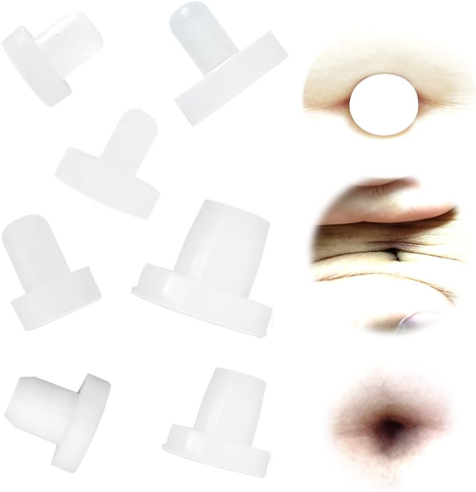 Amazon.com: Sexyppl 7PCS Belly Button Silicone Plug Different Sizes ...