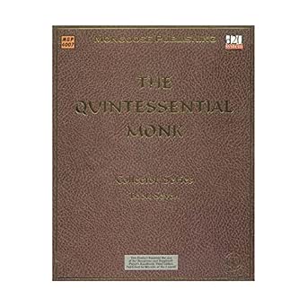 The Quintessential Monk (Dungeons & Dragons d20 3.0 Fantasy Roleplaying ...