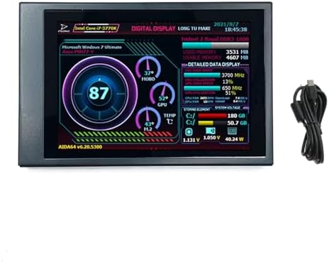 Amazon.com: 5Inch Secondary Screen Computer LCD Monitor Display USB ...