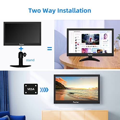 Snapklik.com : Portable Small Monitor 13.3 Inch 1366x768 Mini PC Monitor